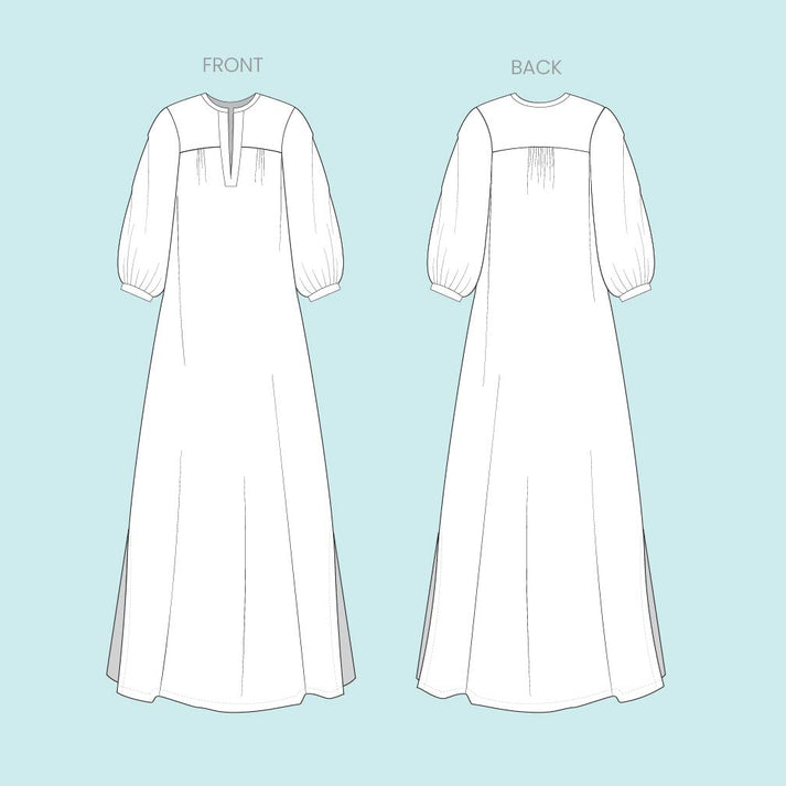 PDF Sewing Pattern | Kaftan Era Dress & Blouse – Karmme Apparel