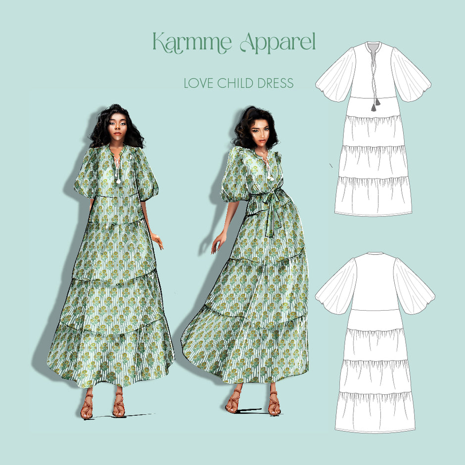 PDF Downloadable Sewing Patterns – Karmme Apparel